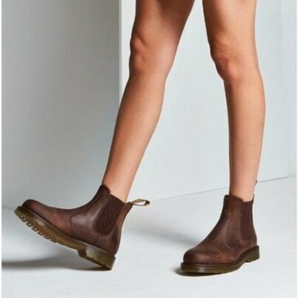 Dr. Martens | Shoes | Doc Martens Chelsea Boot Brown Leather | Poshmark